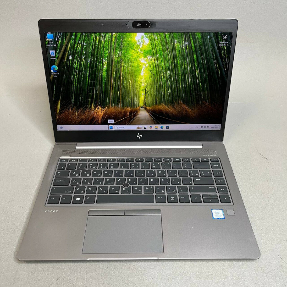 14'' FHD Ноутбук HP Zbook 14U G5 (2GY11AV) серый
