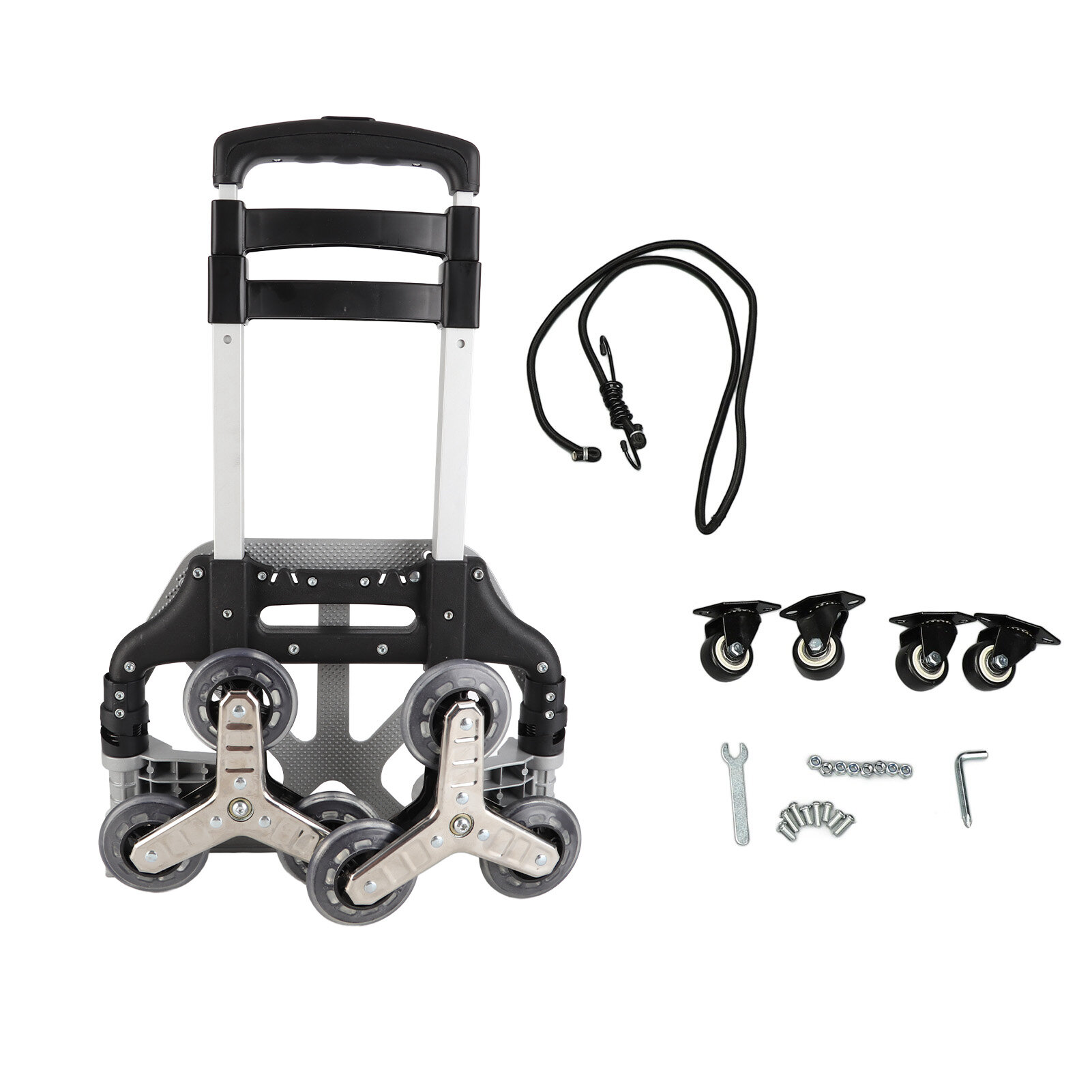 Восхождение за ручную грузовик портативную багажную тележку складной тележки складной тележки для совершения покупок