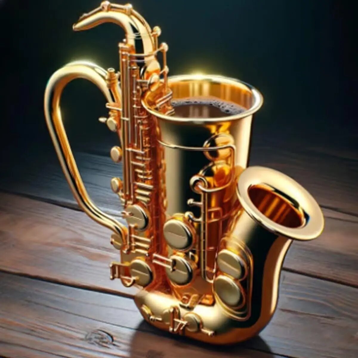 Музыкальная кружка из нержавеющей стали loveyalty Sax