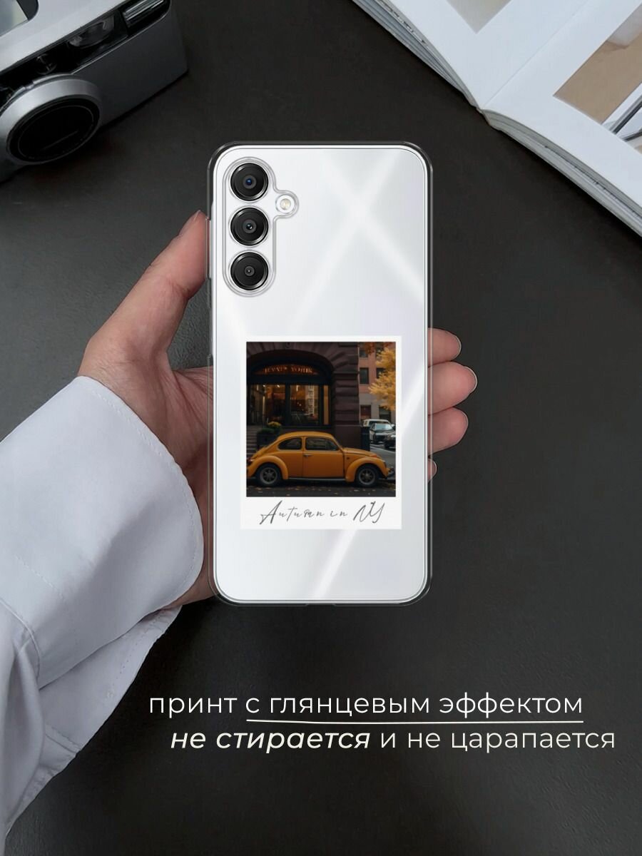 Чехол на Samsung Galaxy A16 / Самсунг А16 с принтом Осенний палароид — фото 1