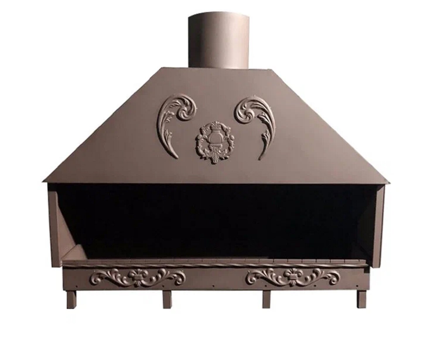 Мангал Ресторанный, сварной, покрытие эмаль, 148 * 42 * 105 см