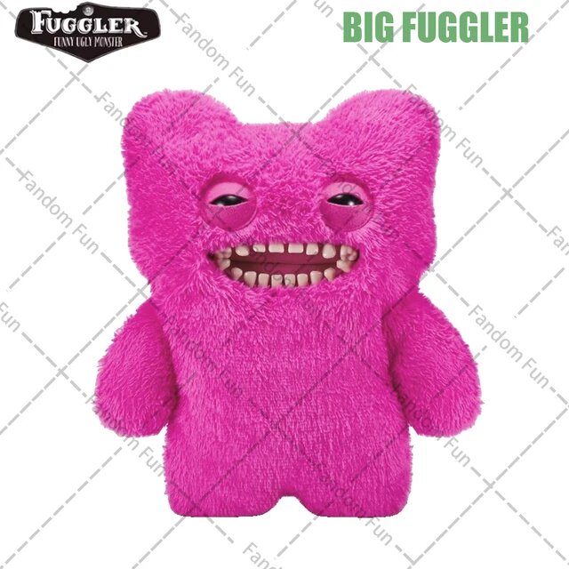Оригинальная плюшевая игрушка-монстр Big Fuggler размером 38-45 см, большой размер, забавный уродливый зубастый монстр, сумасшедший кролик, пушистая подушка с наполнителем
