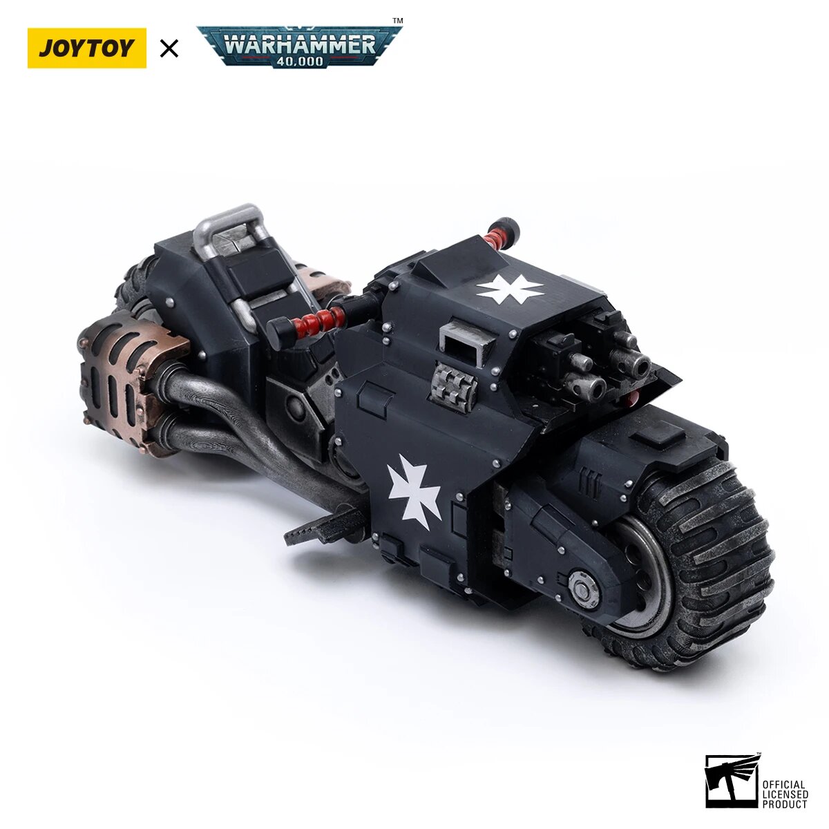 JOYTOY Warhammer 40,000 Фигурка Brother Valtus & Black Templars Outriders 1/18 BT Outriders