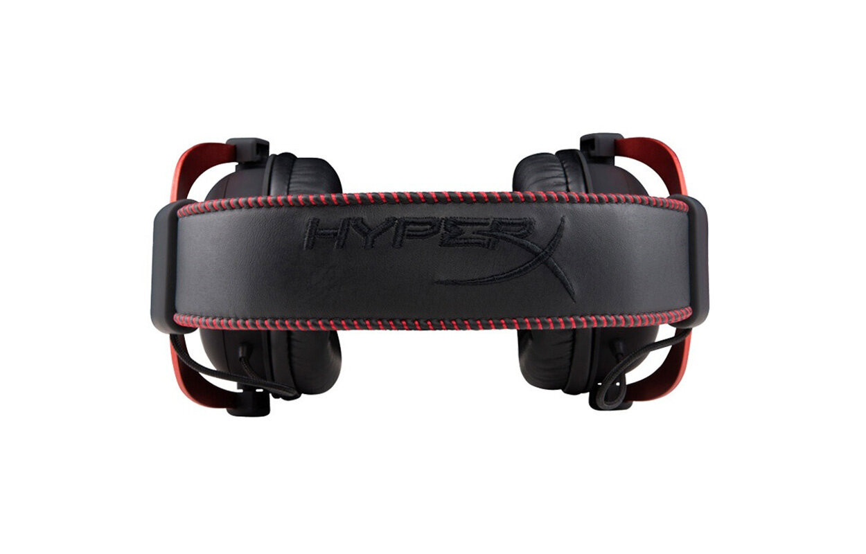 Игровые наушники HYPERX Cloud Ⅱ Cyclone 2, черные и красные, 7.1 канала, с звуковой картой, полноразмерные