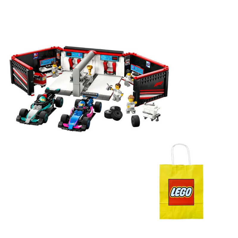 LEGO F1 Garage And Mercedes Building Blocks 678pcs 60444 null