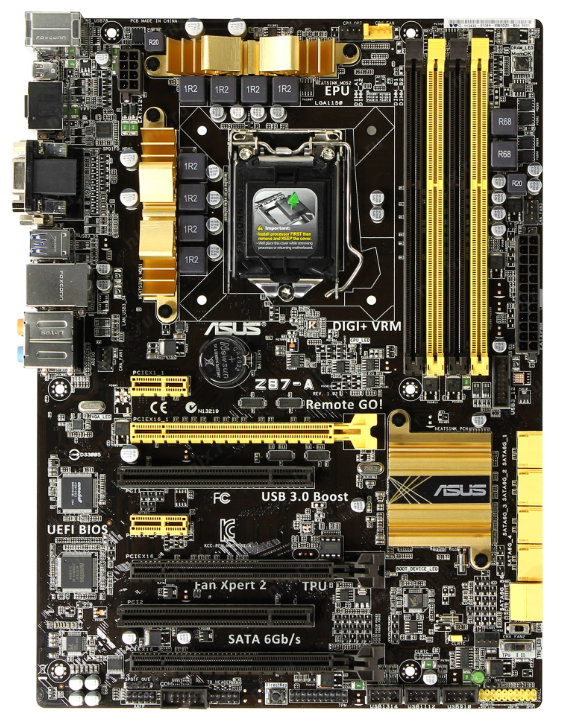 Материнская плата ASUS Z87-A, Socket 1150, форм-фактор ATX, поддержка SLI/NVLink