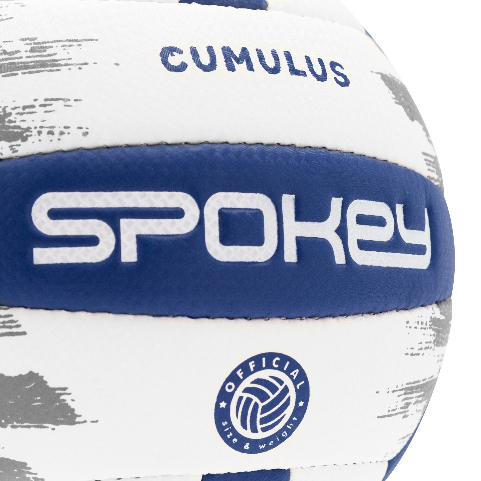 Волейбольный мяч Decathlon Spokey Cumulus Pro-5, ручная сшивка, темно-синий/белый