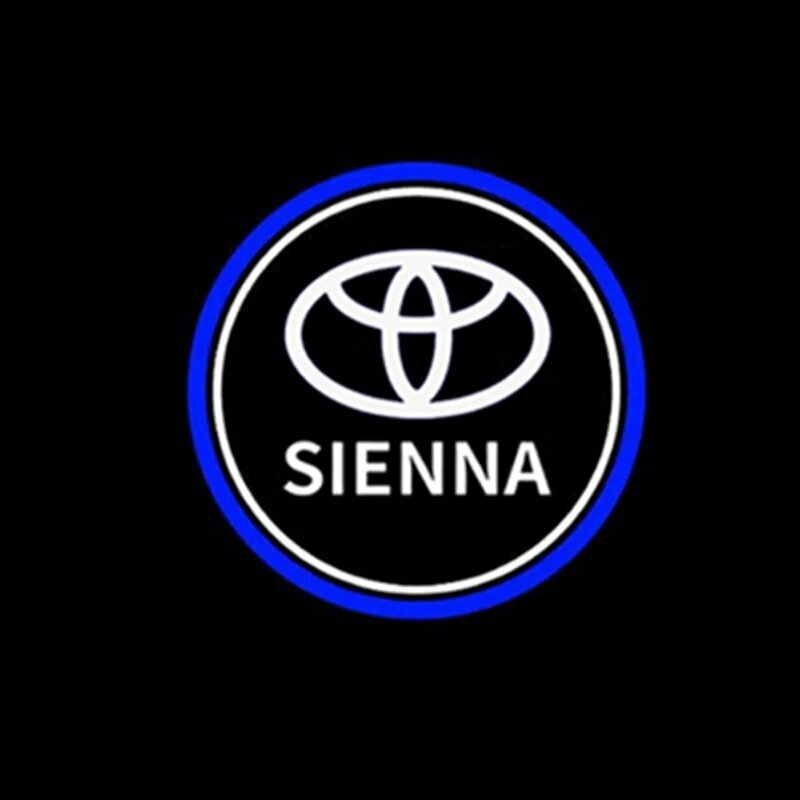 Лампы приветствия двери Toyota Sienna 2011-2022, 2 шт, белый