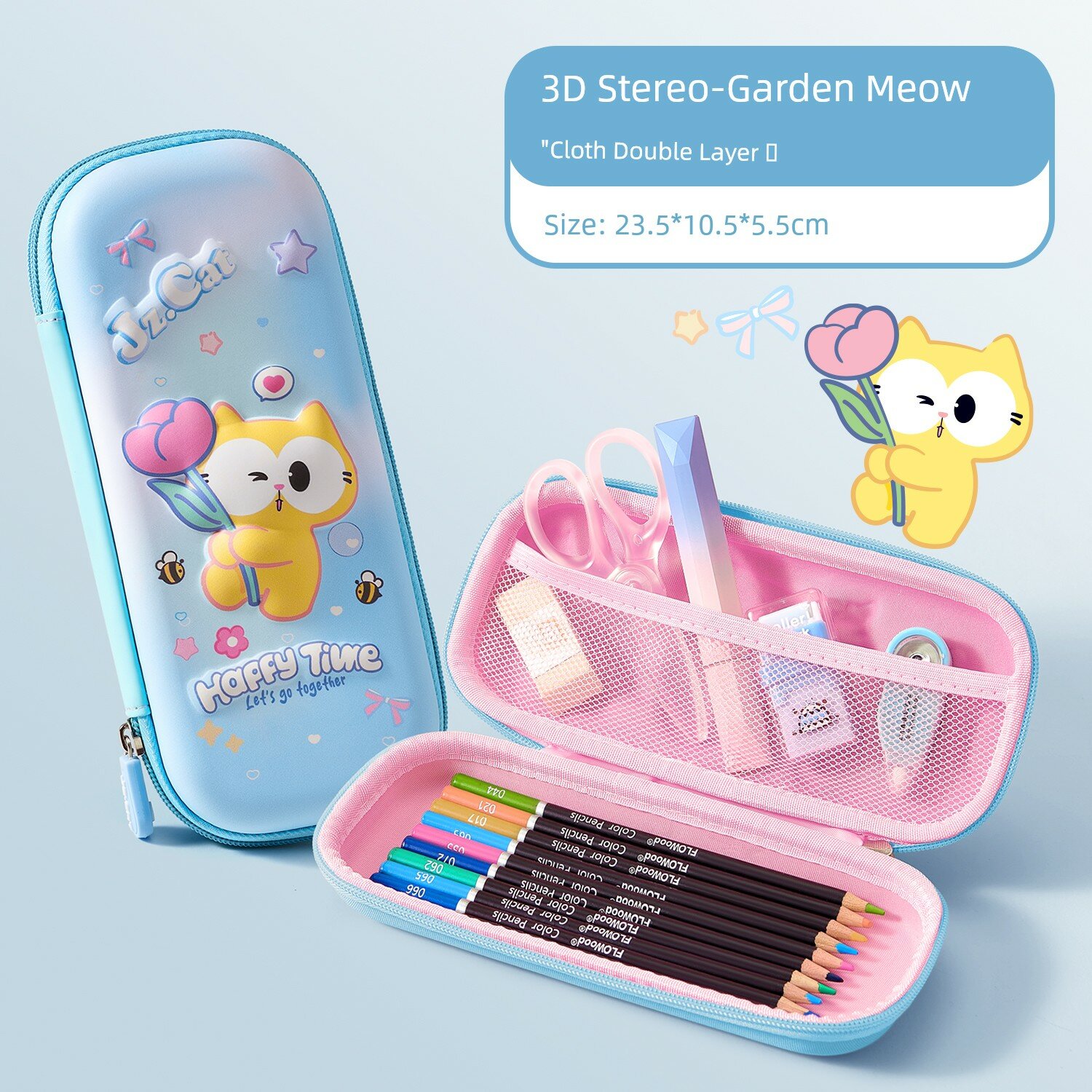 3D-пенал для учащихся начальной школы, вместительный пенал, мужская сумка для канцелярских принадлежностей,