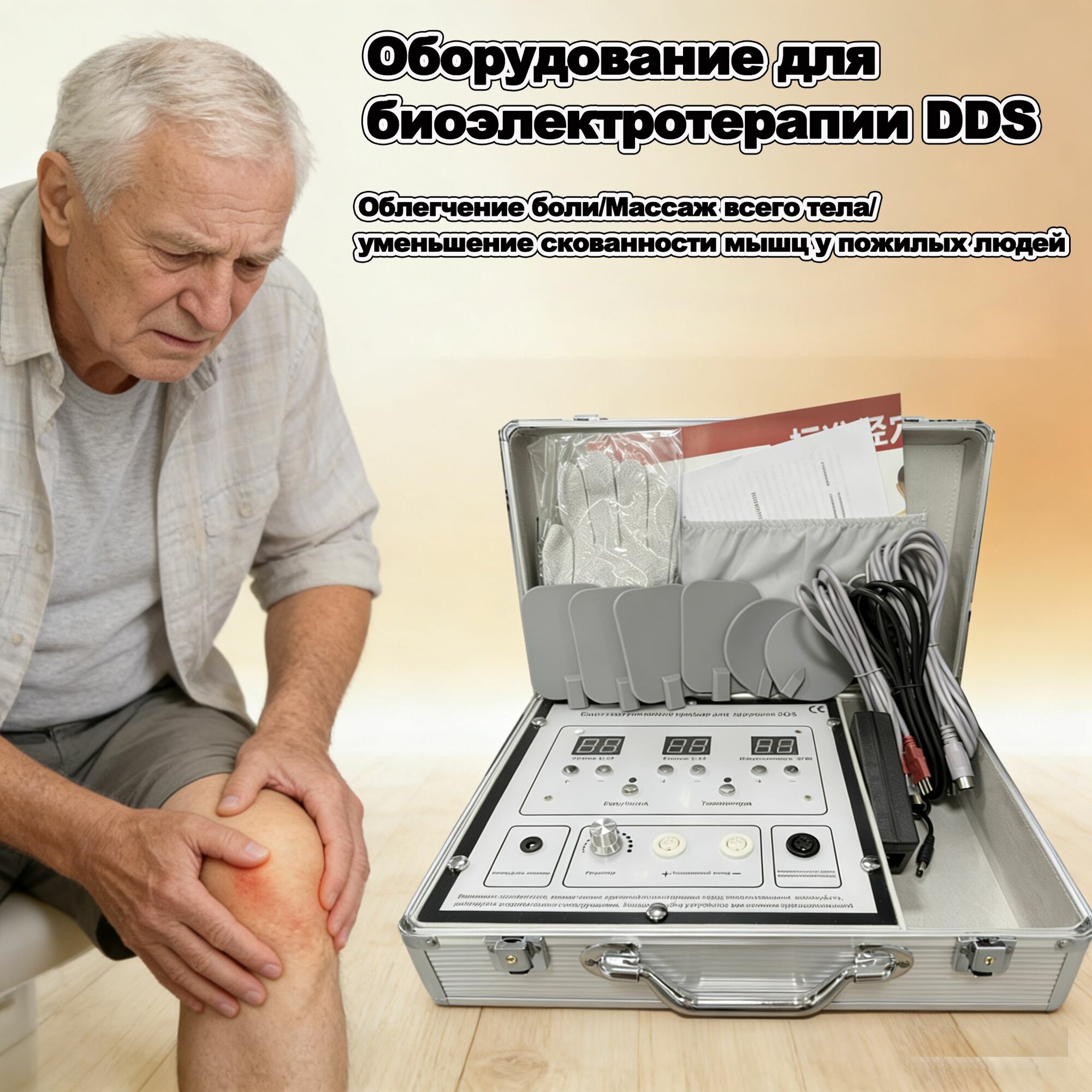 Биоэнергетический массажер (БЭМ) для тела Fohow 2.0 Используется для стимуляции мышц, электроимпульсного массажа