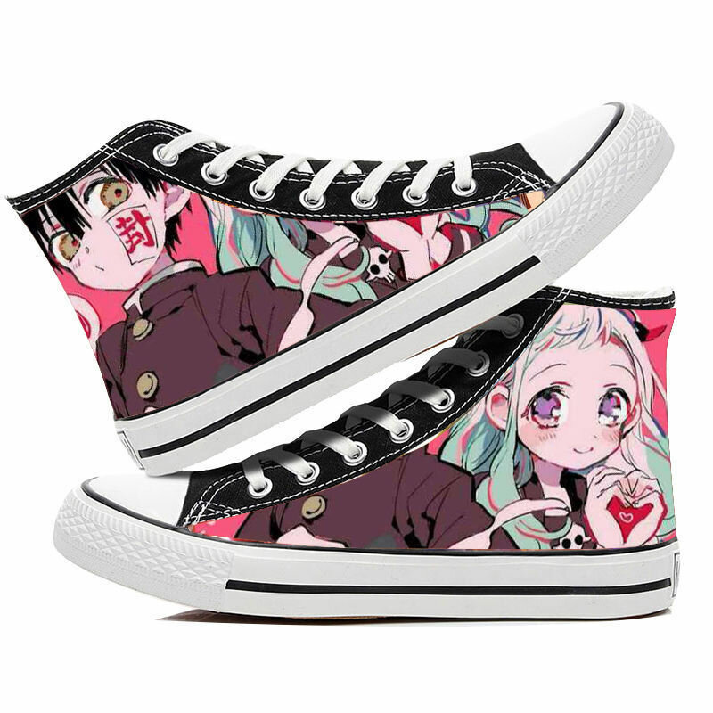 Туалетные кеды Hanako-kun с полным принтом, дышащие уличные 3D-кеды.