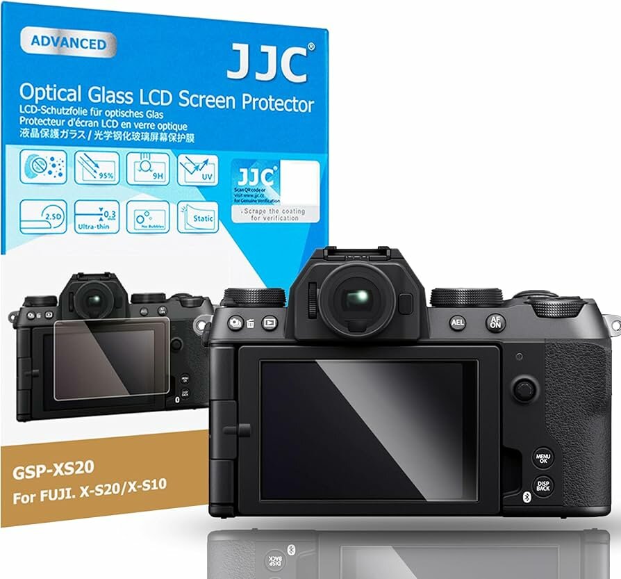 Защитный экран JJC GSP-XS20 Ультратонкая защитное стекло для Fujifilm X-S20, X-S10