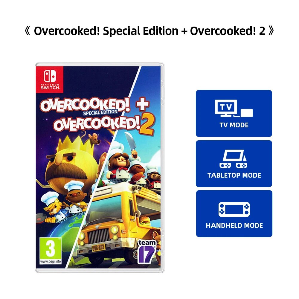 Overcooked! 1 + 2 - Stander Edition - Nintendo Switch