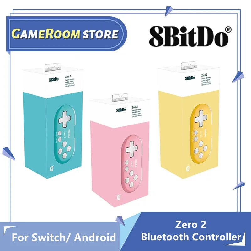 8BitDo Zero 2 Bluetooth геймпад Sky Blue — фото 1