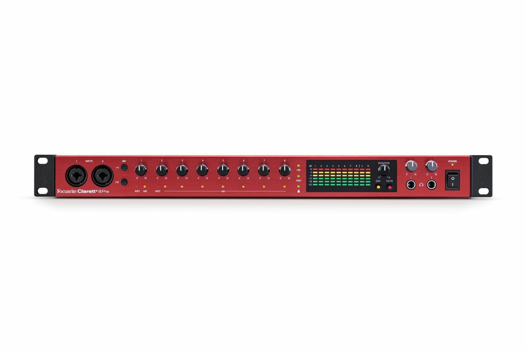 Аудиоинтерфейс Focusrite Clarett+ 8Pre — фото 1