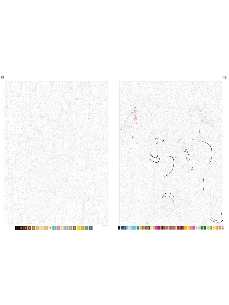 Раскраска Coloriages mysteres Love Stories Любовные истории