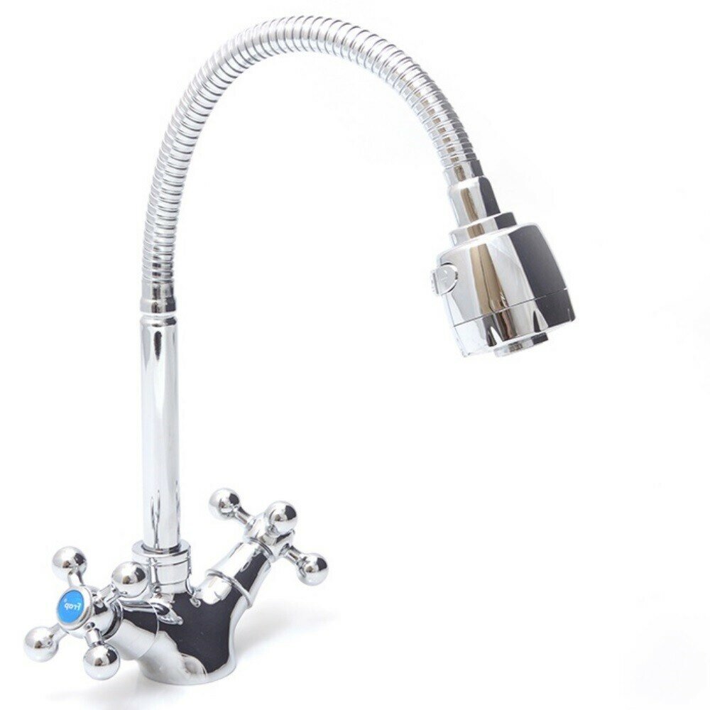 Смеситель для кухни F4319 Frap хромированный, латунный корпус