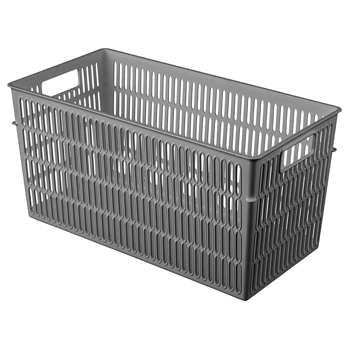 Корзина для хранения Бытпласт Simplify, 27,4 x 14 x 13,8 см, серая