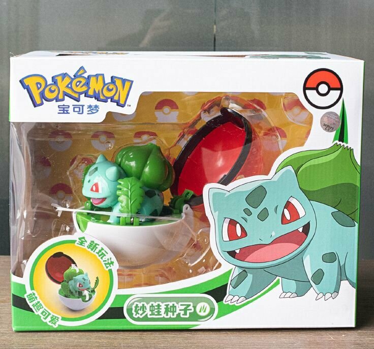Покемон - Pokemon трансформер в покеболе фигурка Пикачу Бластуаз