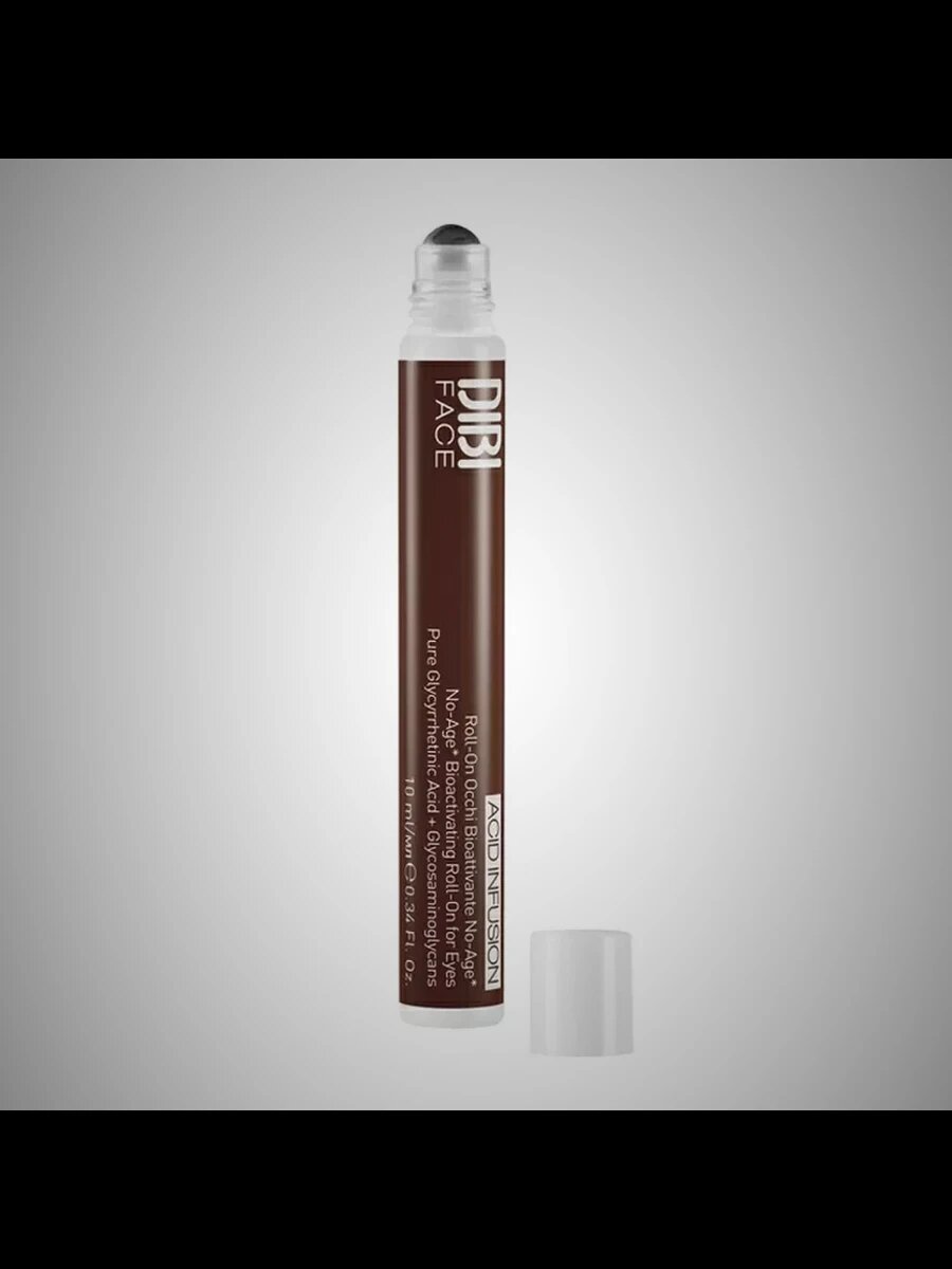 DIBI MILANO Roll On Occhi Bioattivante No Age Acido Glicirretico Puro + Glucosamicani, Биоактивирующий крем для области вокруг глаз с глицирретовой кислотой 10 мл