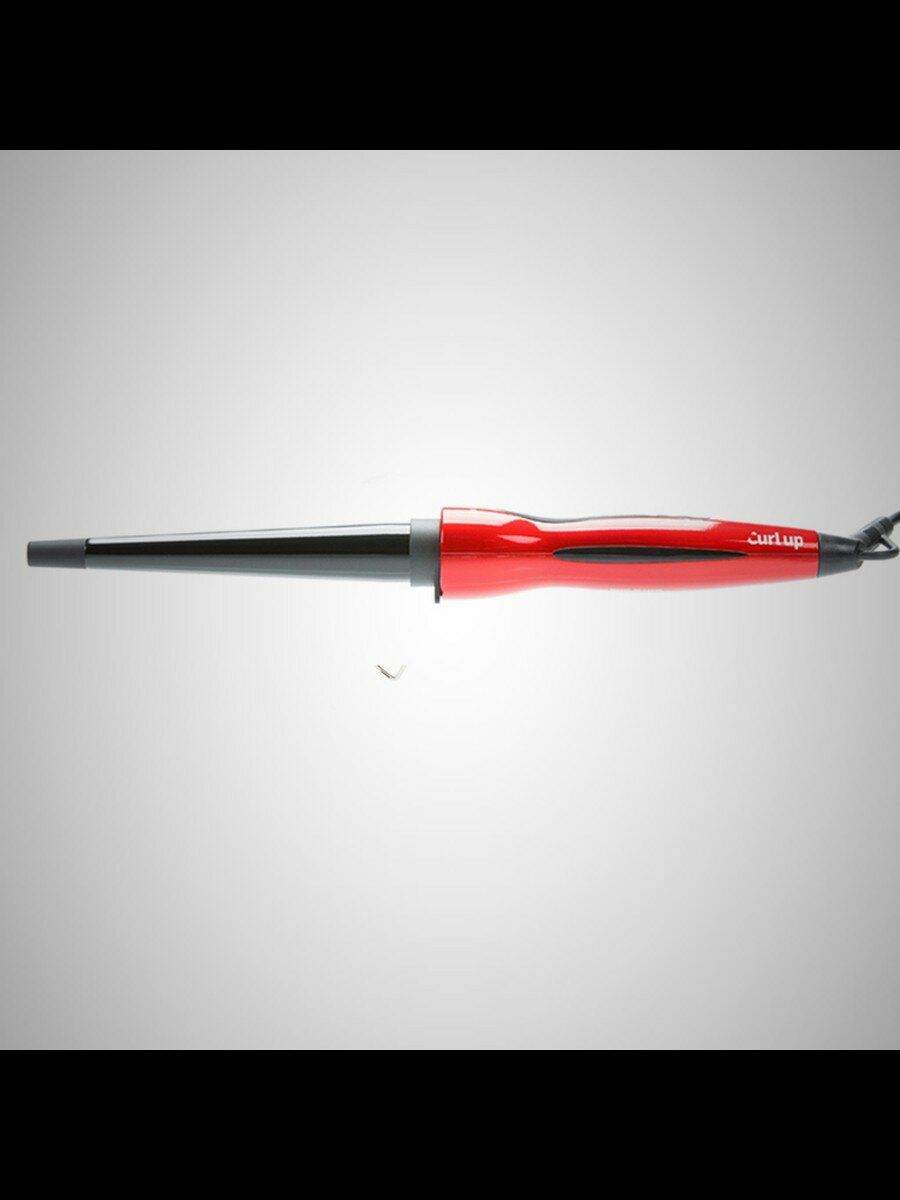 DEWAL CURL UP DEWAL, Плойка для волос PRO CURL UP, конусная, титан+турмалин, с терморегулятором, 13-25 мм, 65 Вт