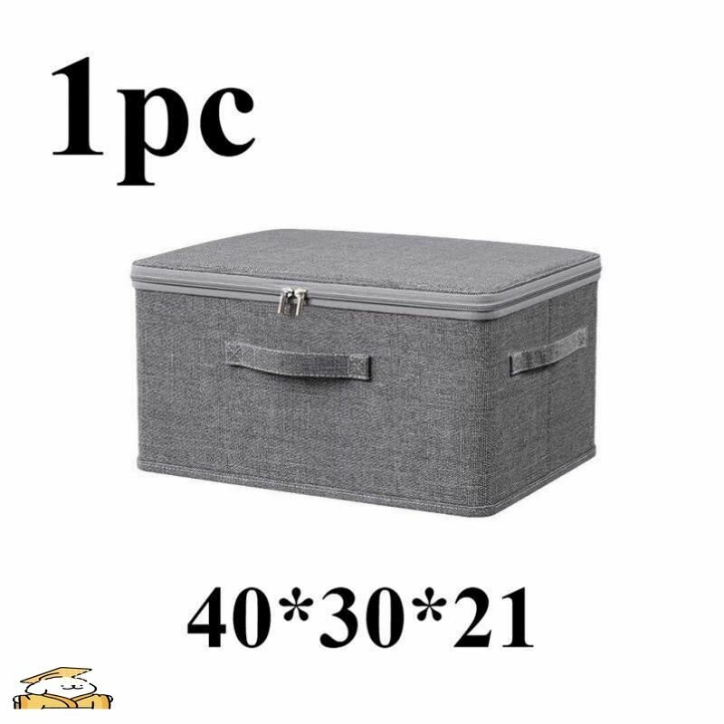 1 40 * 30 * 21 см, складной контейнер большой емкости с катионной мягкой крышкой, предназначенный для домашнего хранения