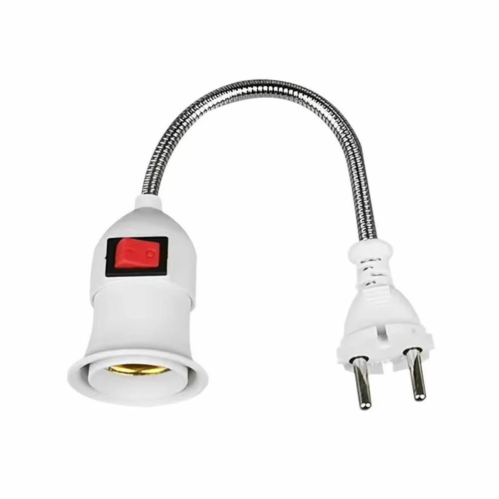 E27, Вилка Европейского Стандарта, Переходник На Цоколь, Светодиодный Светильник, Адаптер Для Настенного Светильника