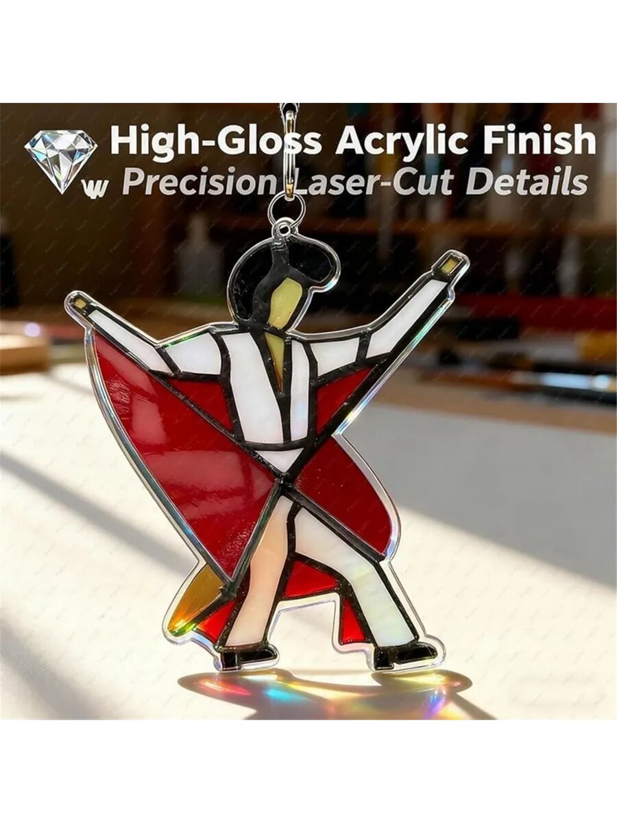 Расписной подвес Танцующий король в стиле Мемфисская мелодия