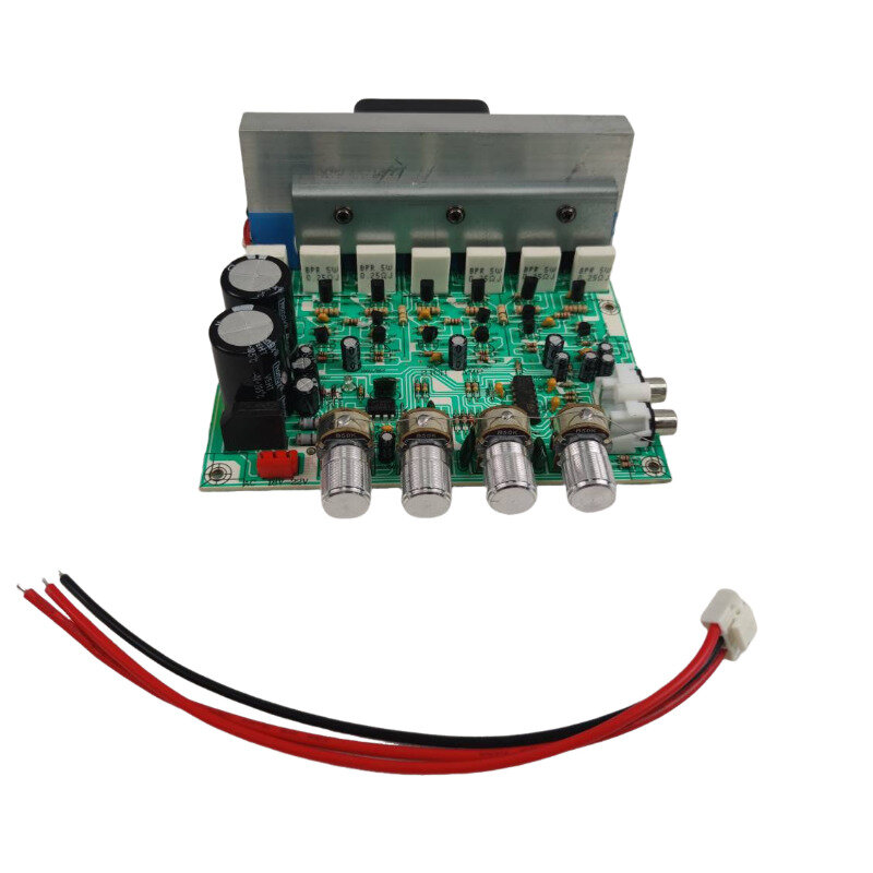 300W сабвуфер с вентилятором, 2.1 мощная плата усилителя, съемная трубка, 3-канальная аудиоматеринская плата