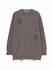Свитер Yohji Yamamoto Distressed crew-neck sweater, размер 50, , grey