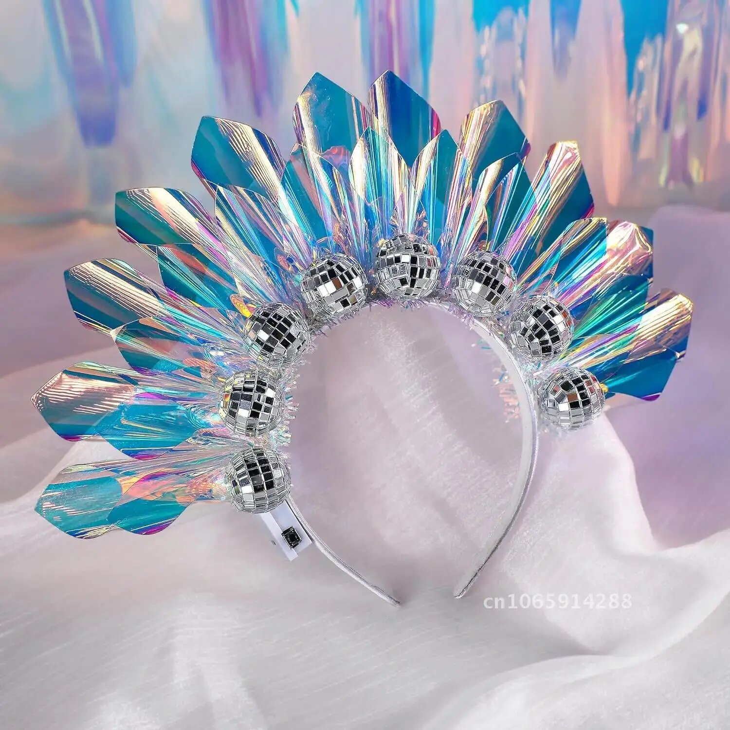 Светодиодная повязка на голову Disco Ball DUTRIEUX