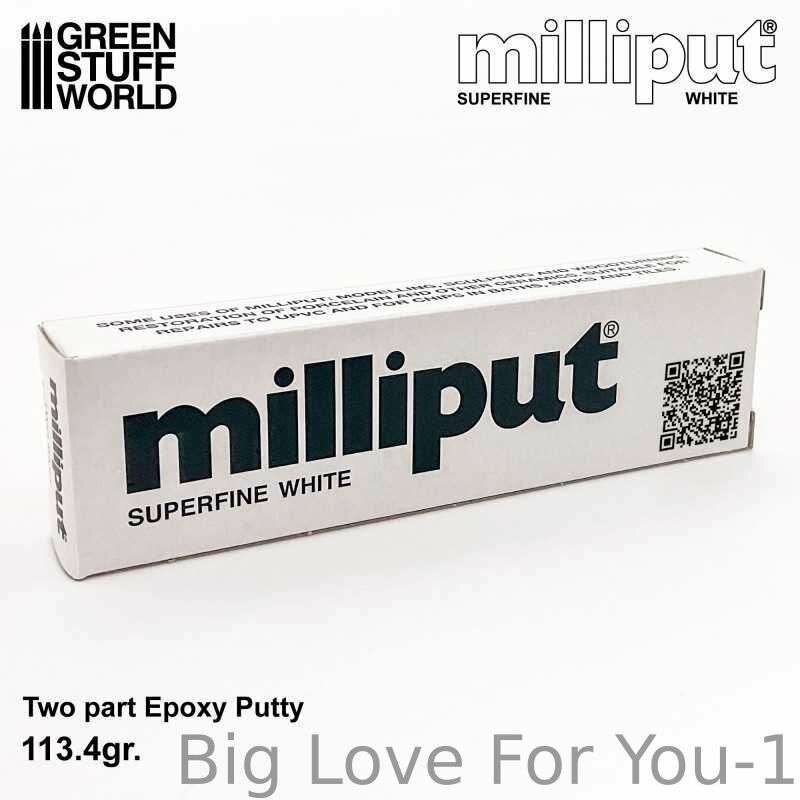 Массляж Milliput, эпоксидный пластилин для моделирования, набор в 1 упаковку