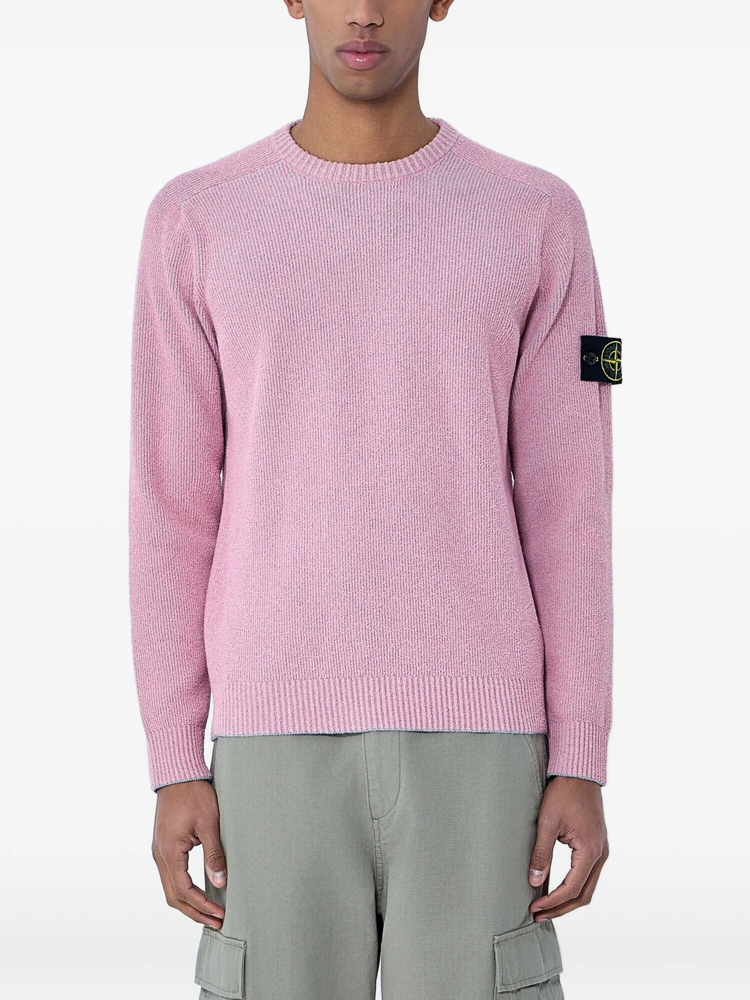 Свитер Stone Island Ribbed fine-knit sweater