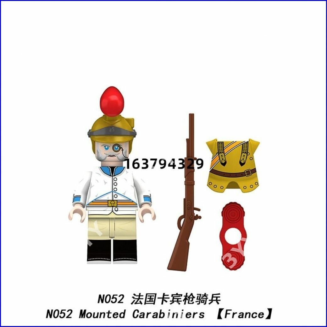 Эксклюзивные минифигурки солдат Наполеона и Нидерландов эпохи Второй мировой из блоков