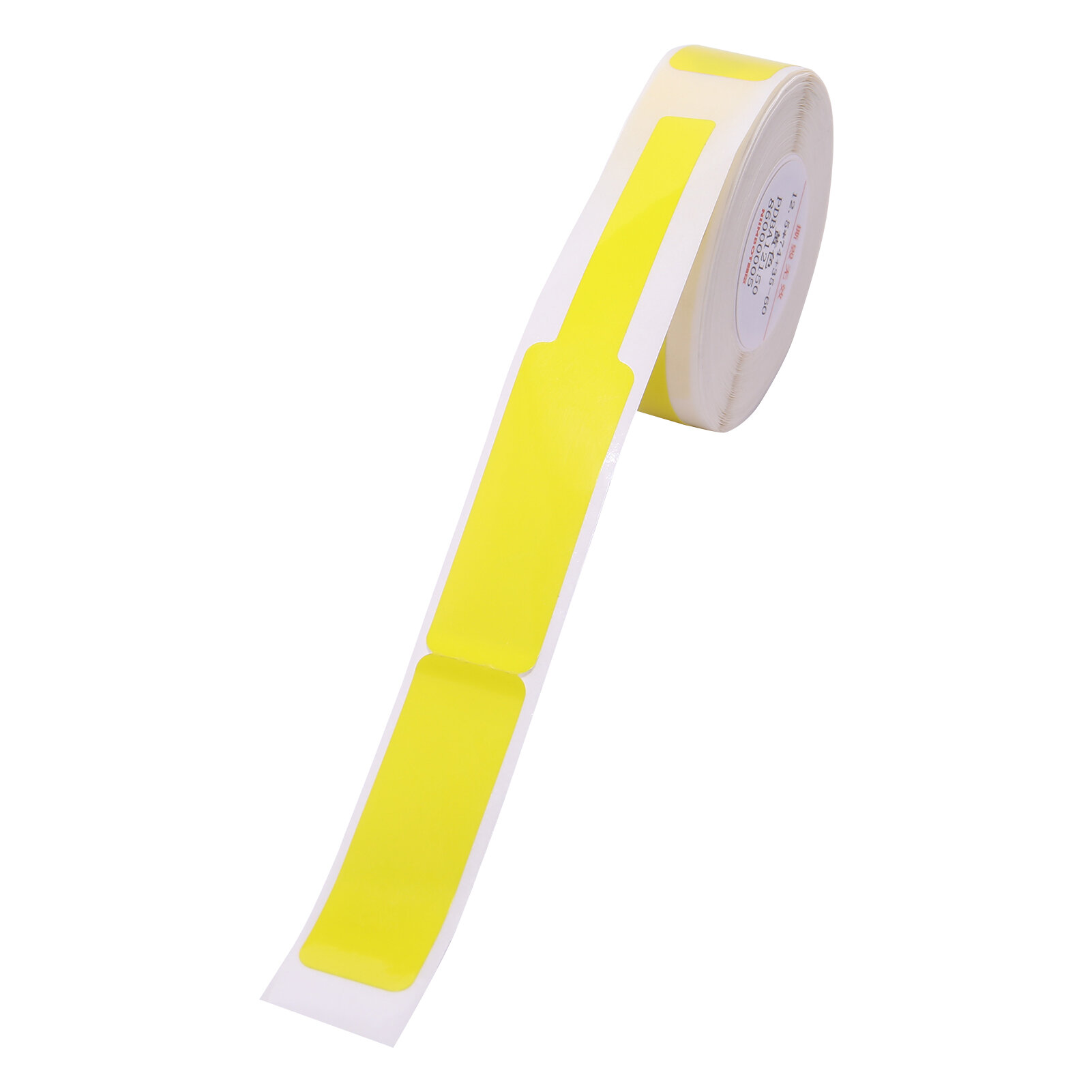 Niimbot Термопередача Кабель Метка Стикер PET Бумага для B18 Метка Принтер Штрихкод Цена Размер Имя Пустая Метка Водонепроницаемая Разрыв 14x120mm 55 Листов/Ролл для Цена Метка Канцелярские Товары Белый Желтый Красный Синий Зеленый 12.5x109mm 60