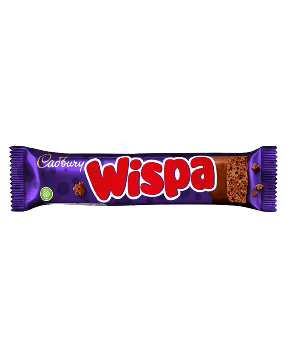 Шоколадный батончик Wispa Cadbury, 1шт x 36г. Великобритания