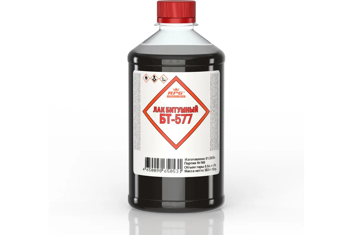 RPG Лак БТ-577, ПЭТ 0,5 л. 4650098650531