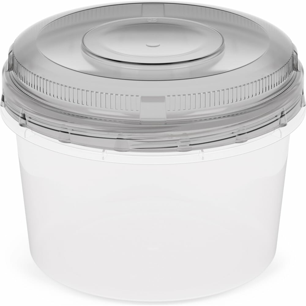 Емкость для СВЧ ЗПИ «Альтернатива» 0.7 л, круглая М1152