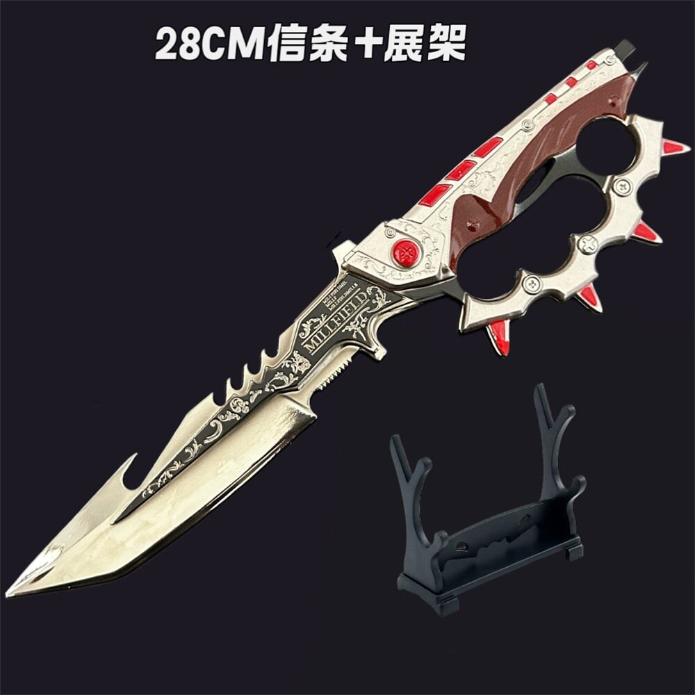 2026 Дельта Игровая Периферия Большой Кред Светящийся Дисплей Стенд Коллекционный Ремесленный Орнамент Игрушечный Нож Подарок