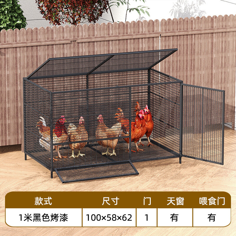 Цепная стальная сетка для кур, утолщенная и усиленная клетка для гусей, крупных кур, уток, птицы, защита от крыс, змей, зашифрованная для улицы