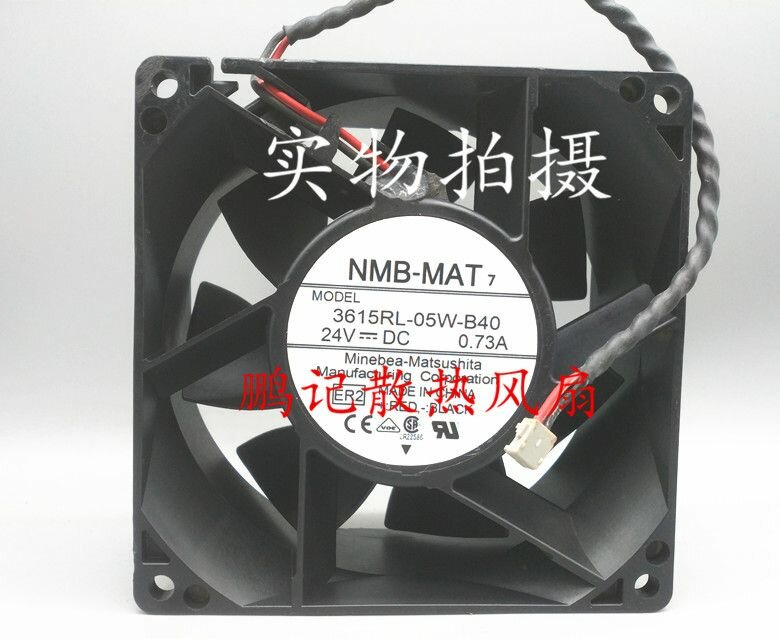 NMB 3615RL-05W-B40 9038 Schneider водонепроницаемый вентилятор переменной частоты 24V 0.73A