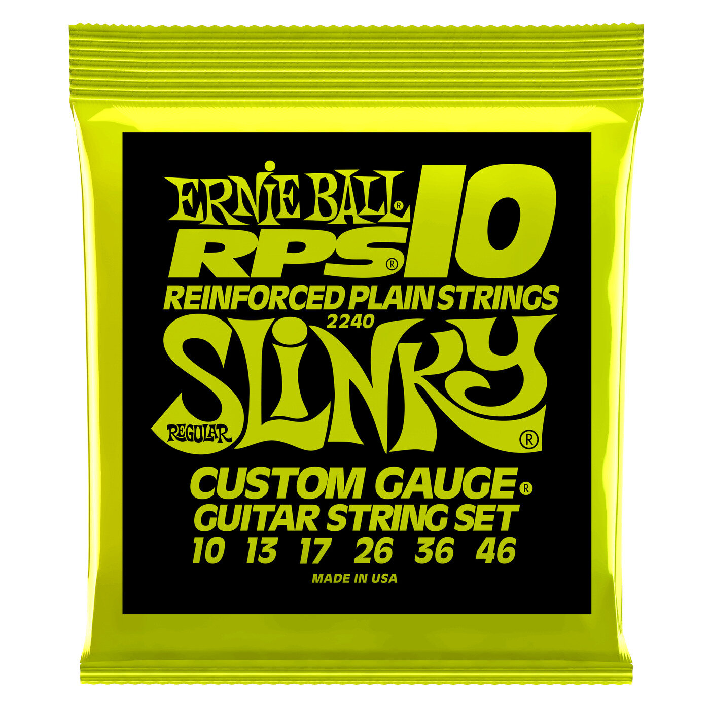 Струны для электрогитары Ernie Ball 2240 RPS10 10-46