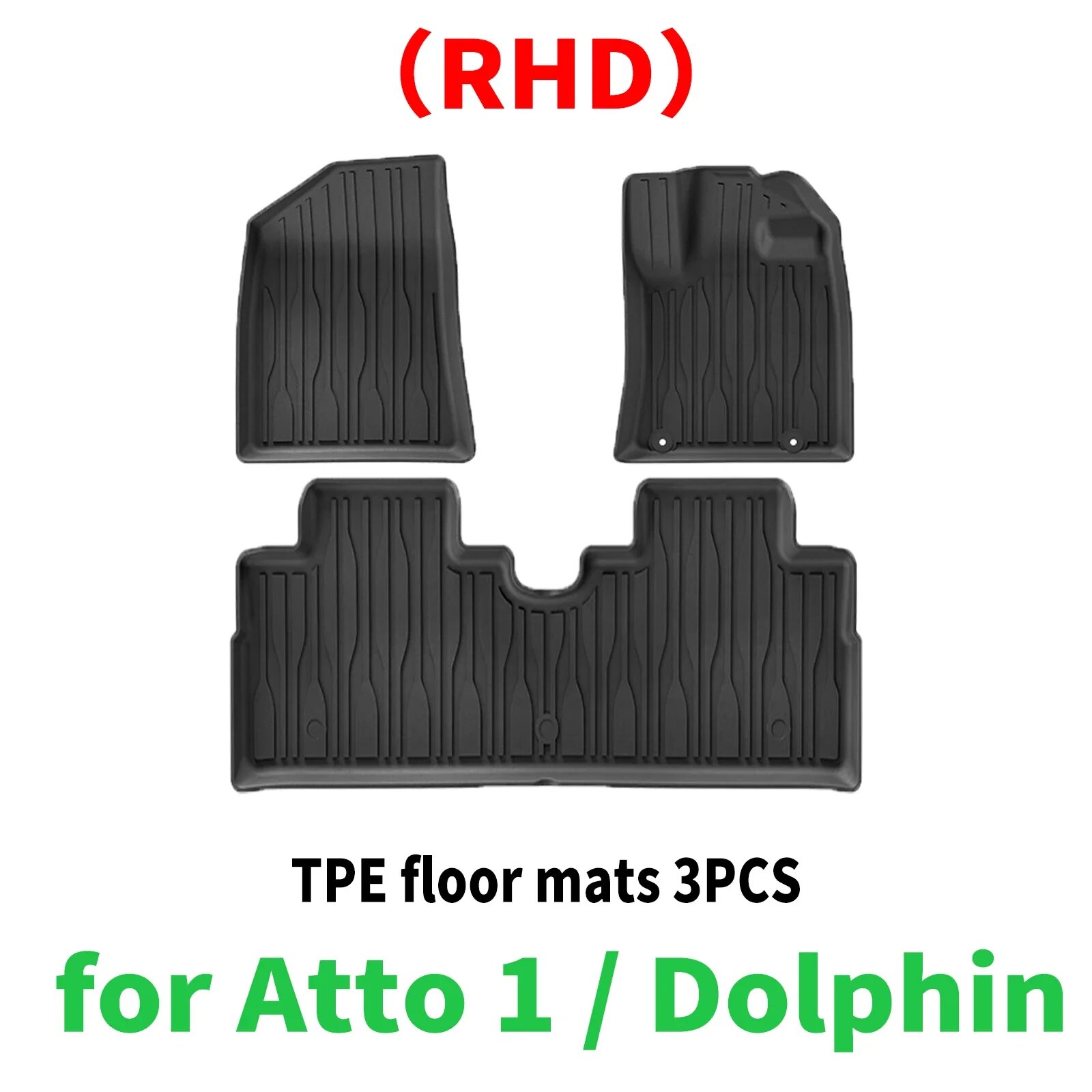 Для BYD Dolphin Surf Dolphin Mini ATTO 1 Atto1 Seagull 2026 2027 коврики полные 3D Maxpider Style TPE для всесезонного использования