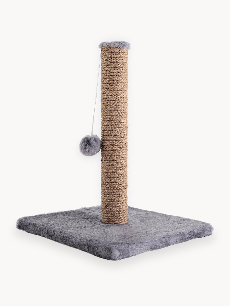 Когтеточка столбик с игрушкой коток-коготок 48х35х35 см