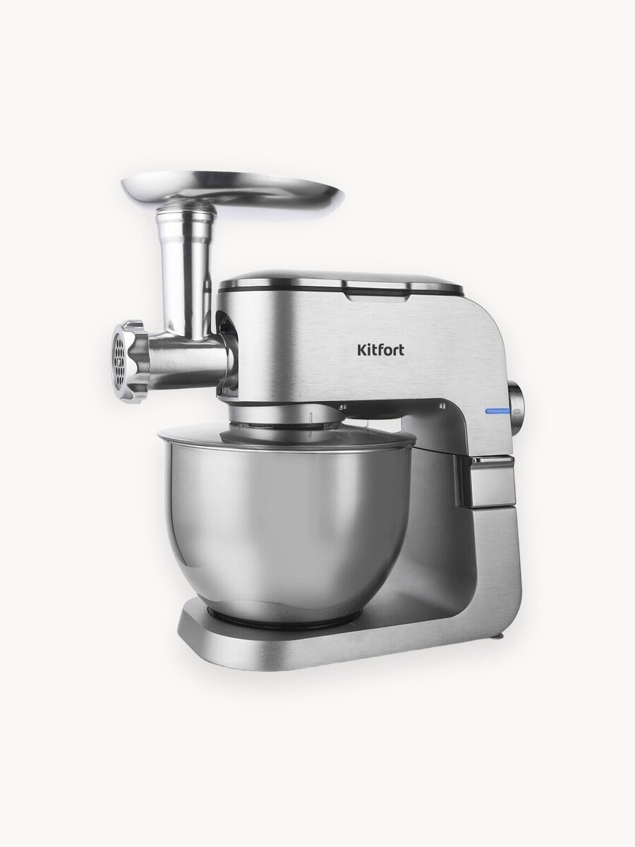 Цельнометаллический планетарный миксер «2 в 1» Kitfort КТ-1350