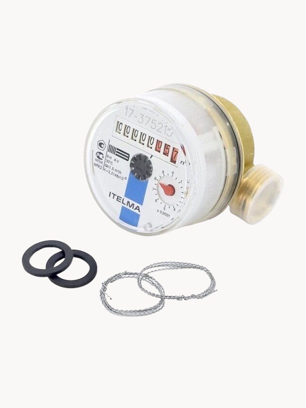 Счетчик холодной воды Itelma WFK20. E130, Ду=20мм, L=130 мм