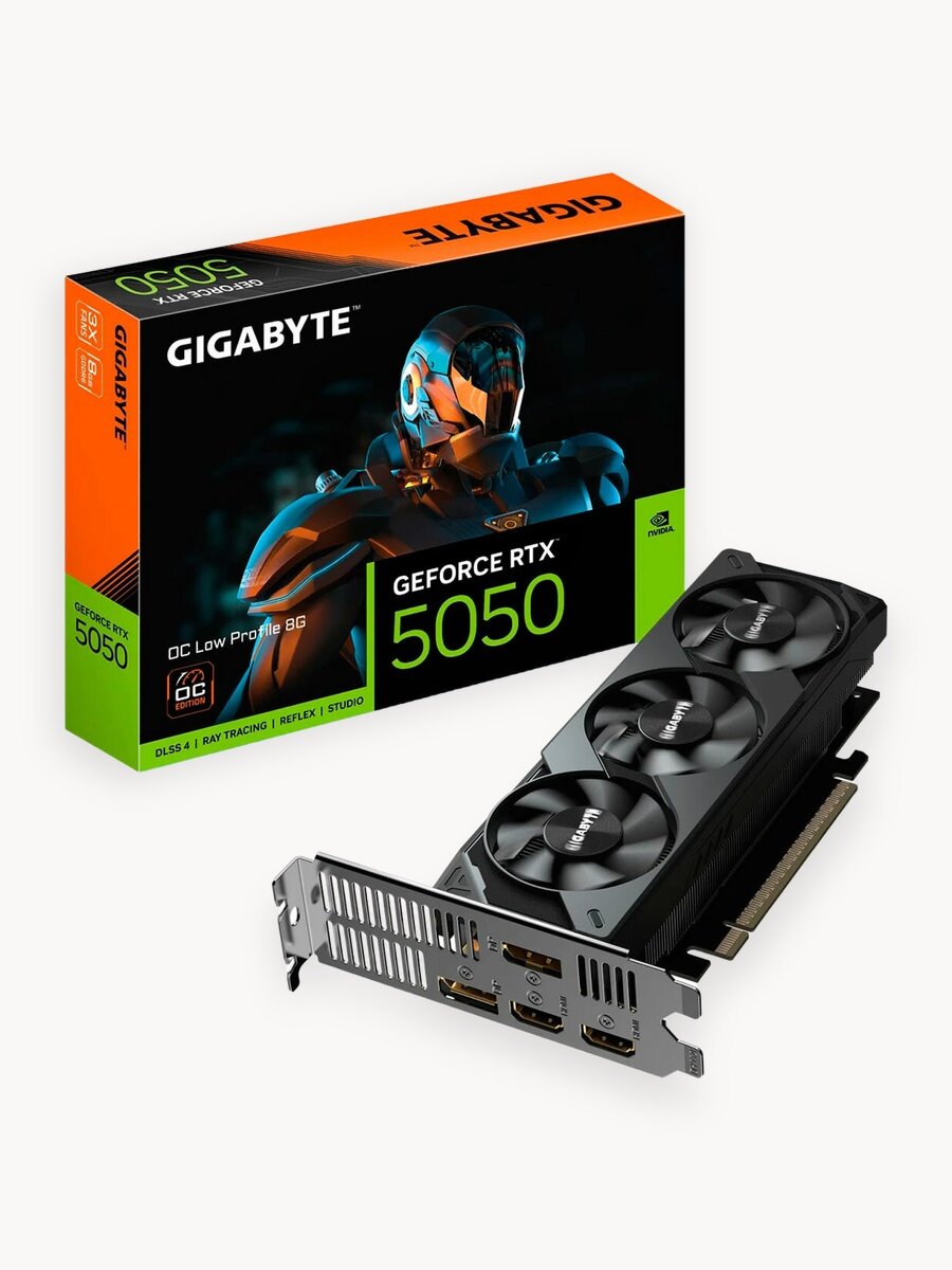 Видеокарта Gigabyte GeForce RTX 5050 OC 8GB (GV-N5050OC-8GL)