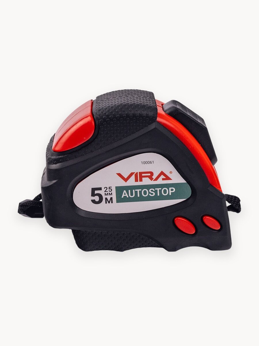 Рулетка 5м х 25 мм с автостопом и магнитным зацепом VIRA