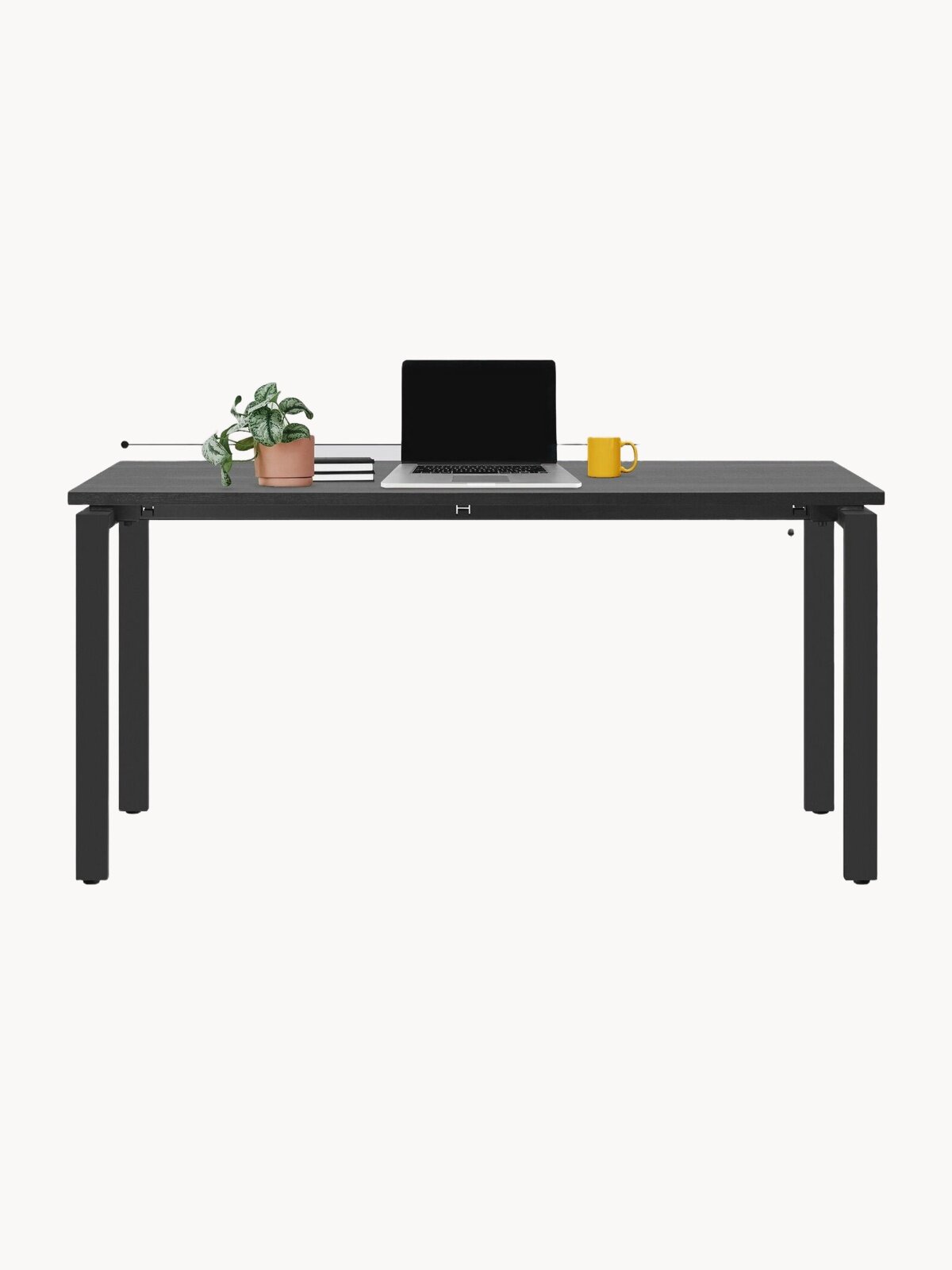 4Ю LOFT Стол 180х70х75 см офисный, письменный, в стиле лофт, на металлокаркасе, Чёрный лес