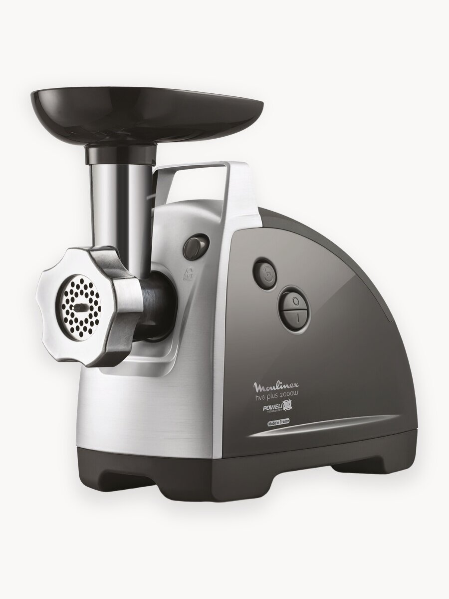 Мясорубка электрическая Moulinex HV8 Plus ME683832, 2000 Вт, 2.6 кг/мин, 5 круглых насадок